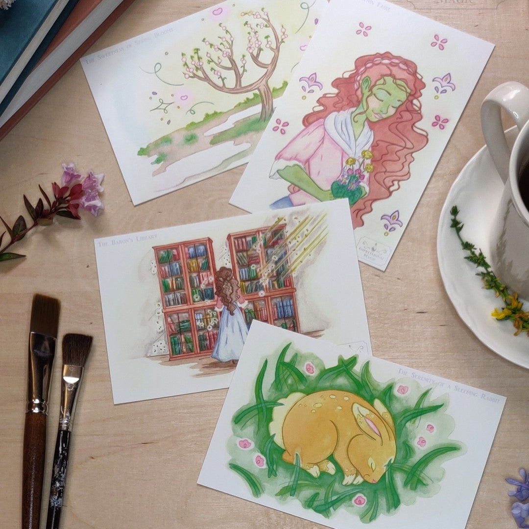Postcards (watercolor prints) – Impressional Magic
